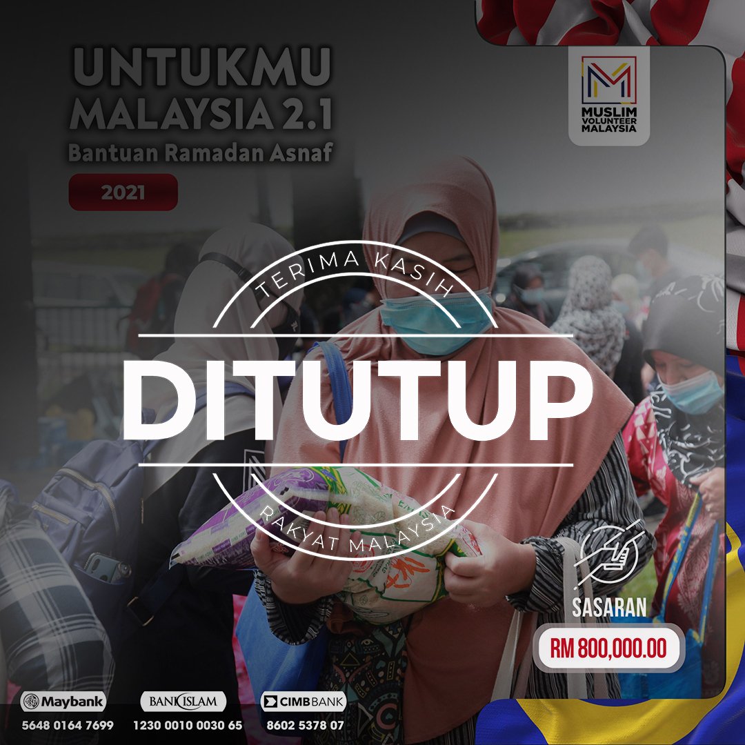 Tabung Untukmu Malaysia 2.1 – Bantuan Ramadan Asnaf – MVM Donation